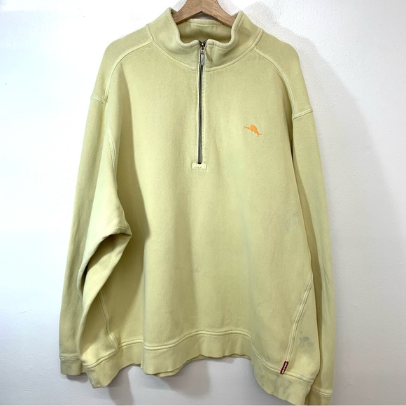 Tommy Bahama | Shirts | Tommy Bahama Ribbed Knit Sweatshirt Polo Men ...